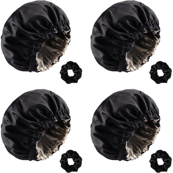 Adjustable Bonnet for Sleeping Women Hair Satin Accessories Curly Gorro ...