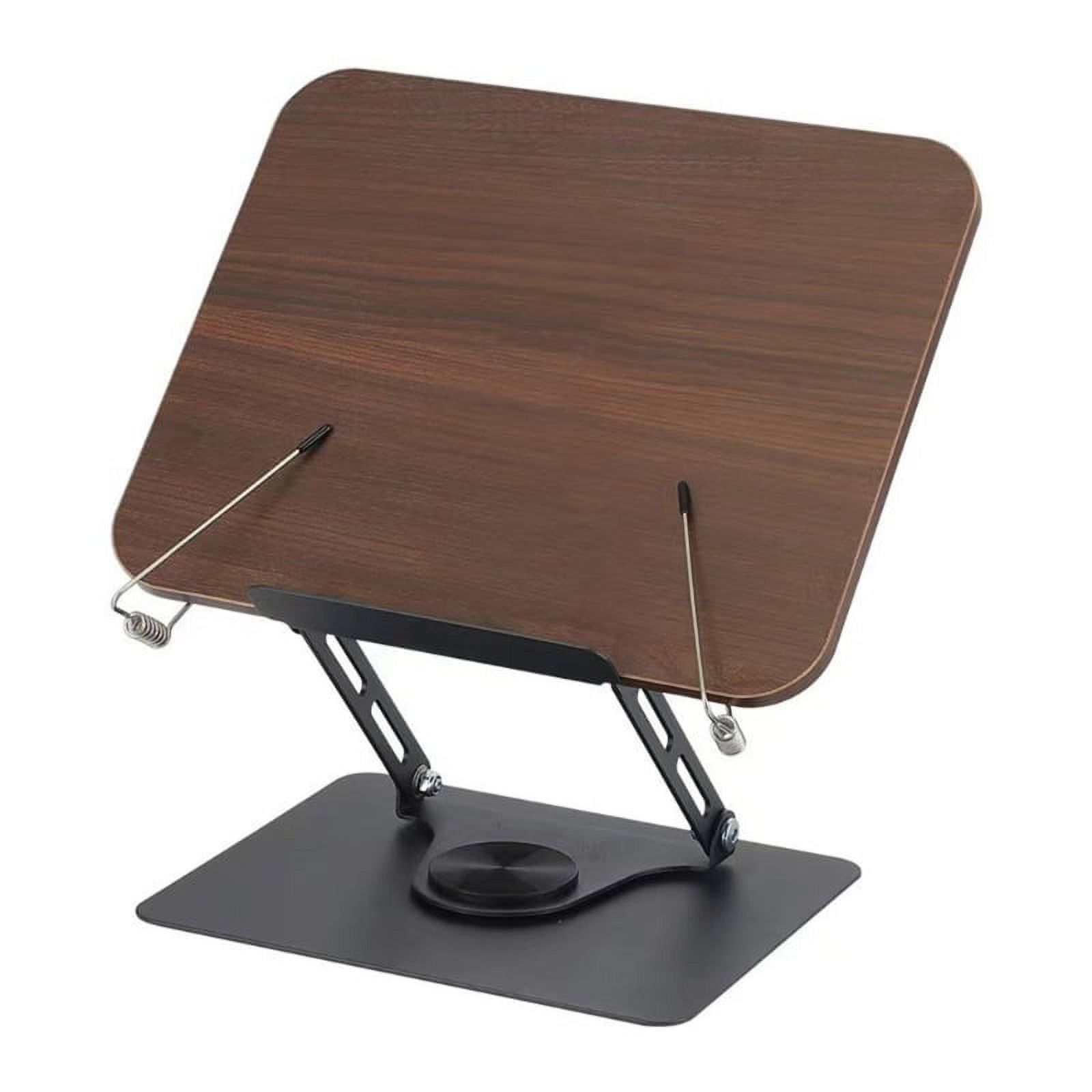 Adjustable Book Holder Roratable Reading Stand with Page Paper Clip ...