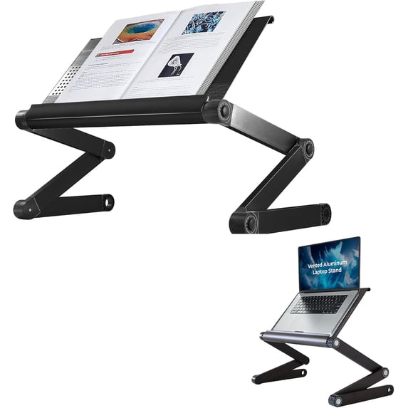Adjustable Book Holder, Tablet & Laptop Stand, Aluminum Portable ...