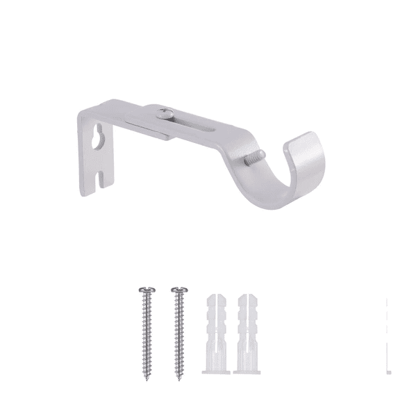 Adjustable Brackets for Curtain Rods, Yoaney Adjustable Curtain Rod ...