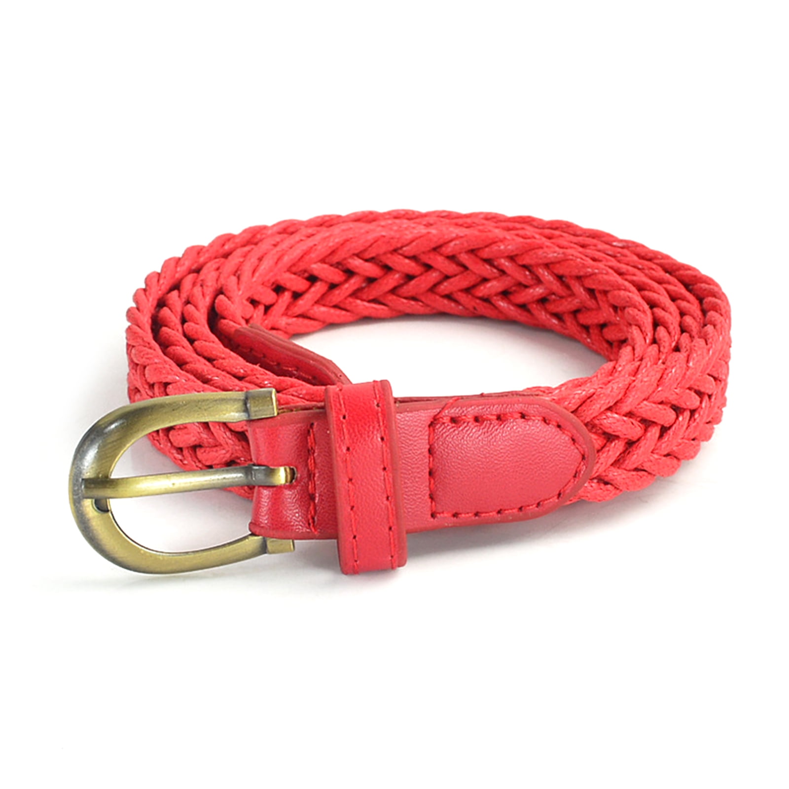 Adjustable Braided Waistband Woven Cord Belt Retro Waist Cinching Strap ...