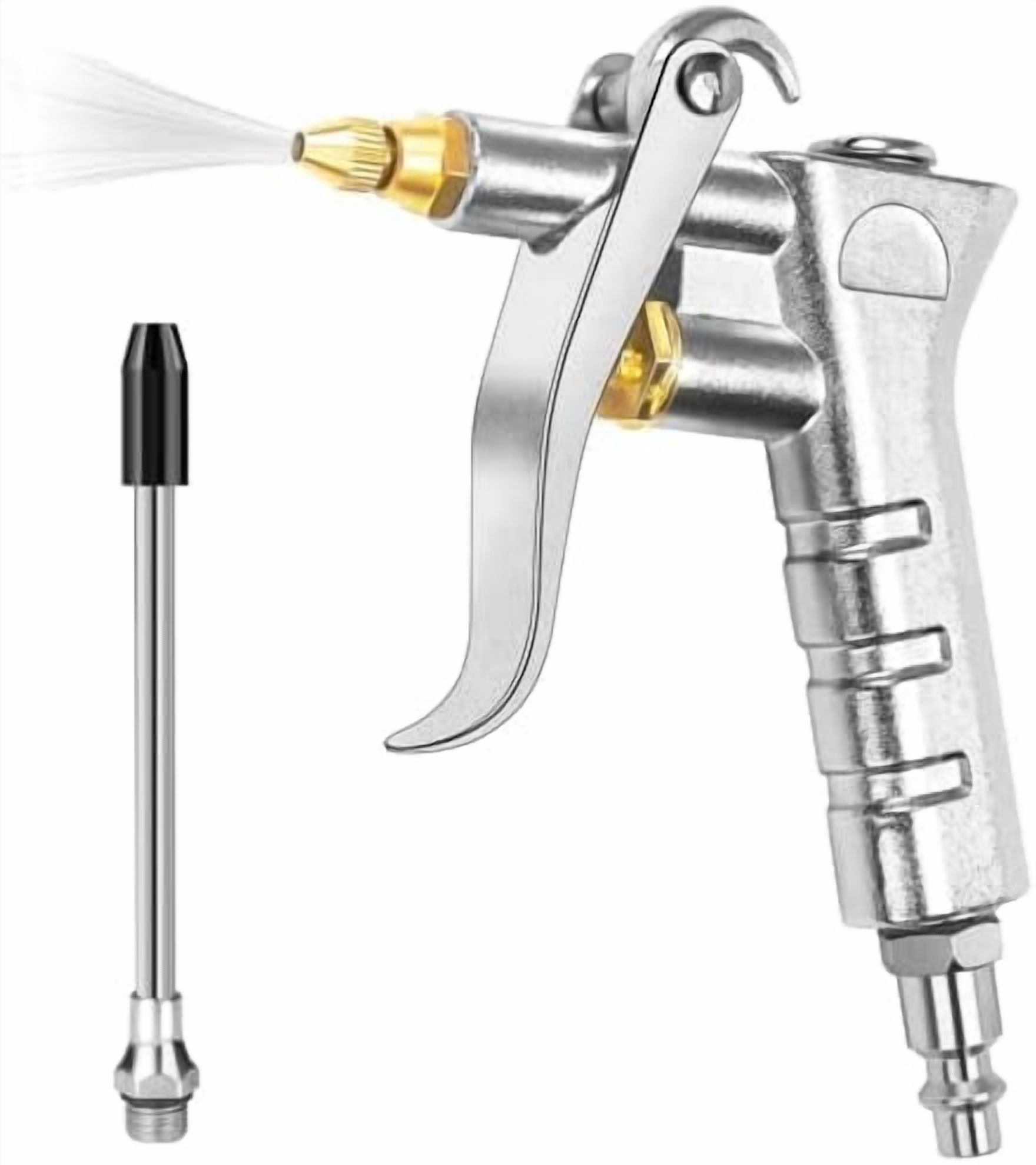 Adjustable Brass Air Nozzle Blow Gun, Heavy-Duty Industrial Air Gun ...