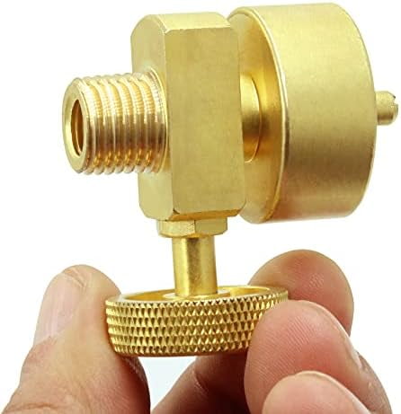 Adjustable Brass Propane Regulator Valve,1/4" NPT Male to 1"-20 Female ...