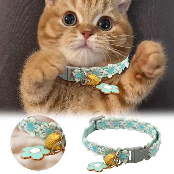 Adjustable Breakaway Cat Collar with Decorative Pendant Safe ...