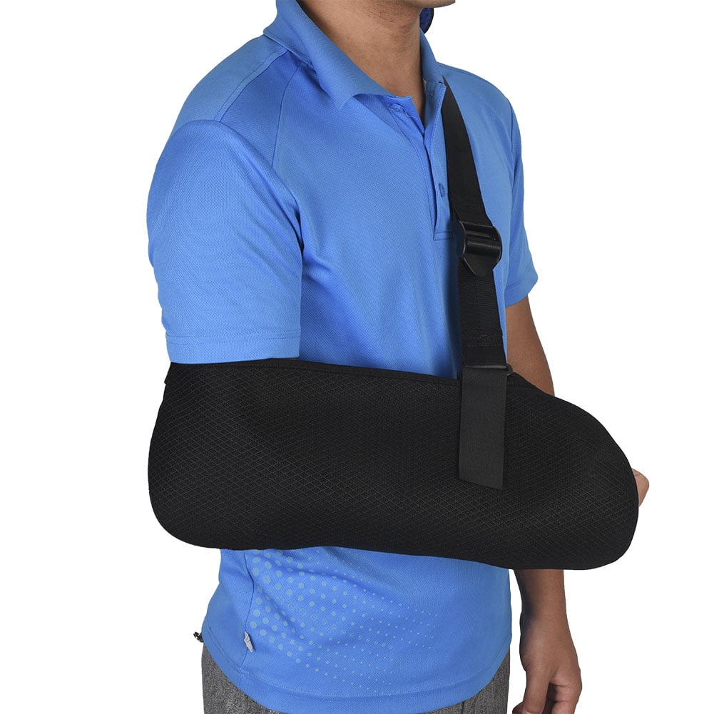 Adjustable Breathable Forearm Elbow Arm Shoulder Sling Brace Fracture ...