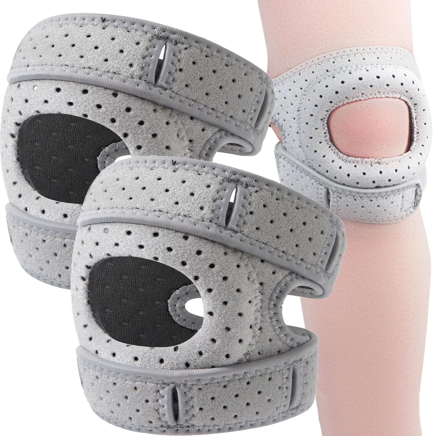 Adjustable&Breathable, Patellar Tendon Support Strap, Patella Knee ...