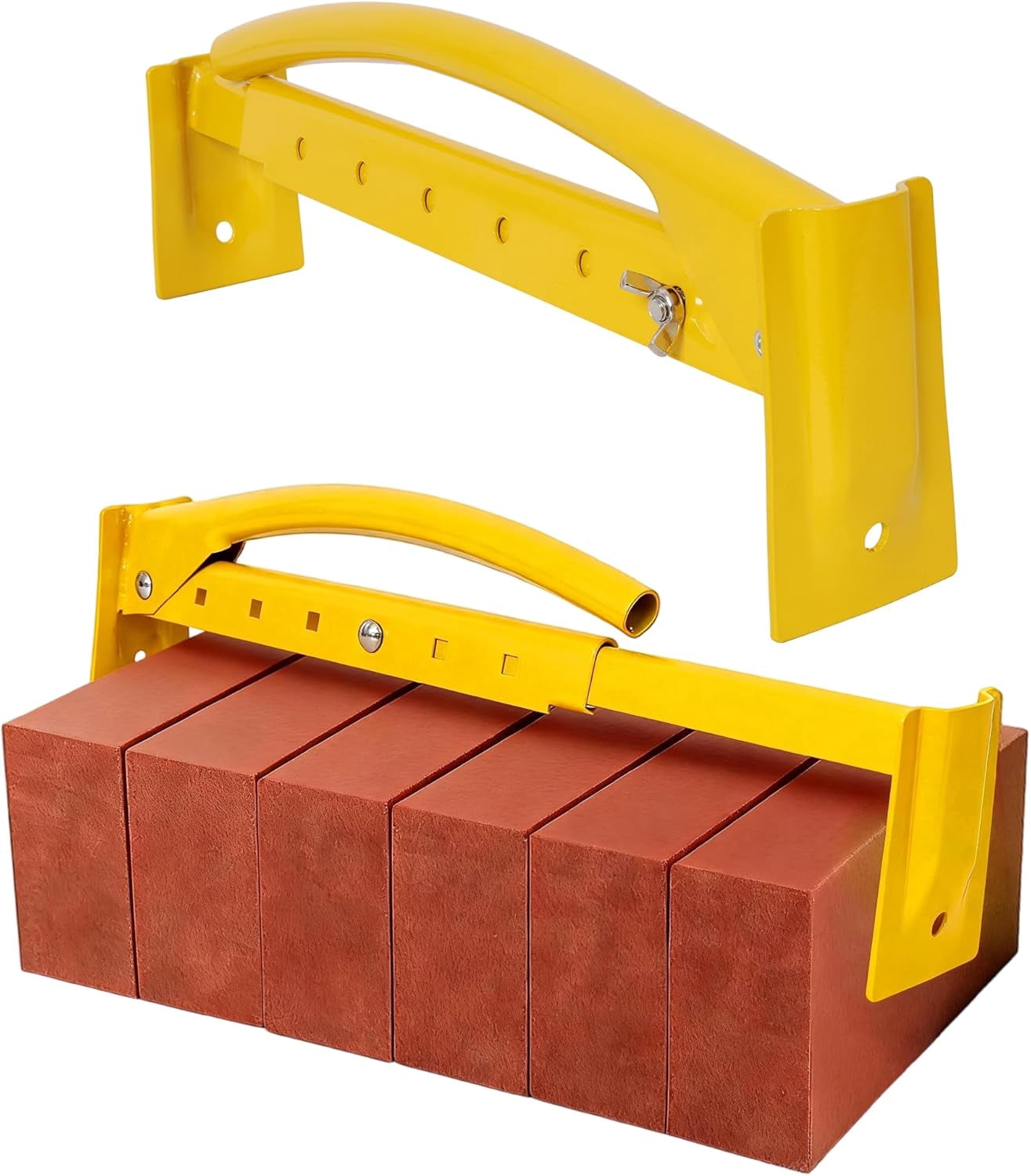 Adjustable Brick Tongs - 26-3/8" Expandable Jaws, Holds 6-10 Bricks ...