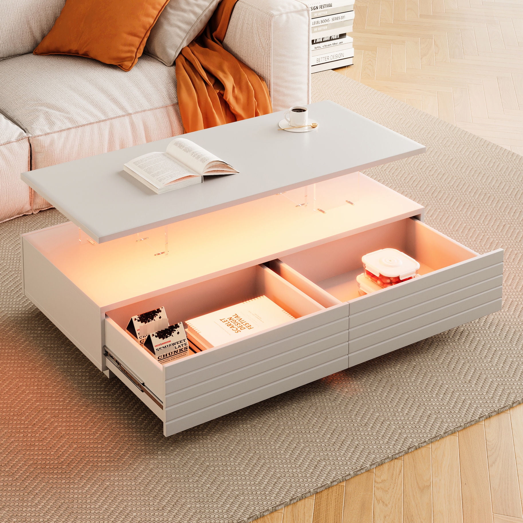 Adjustable Brightness LED Lights & Clean Design - Set the Right ...