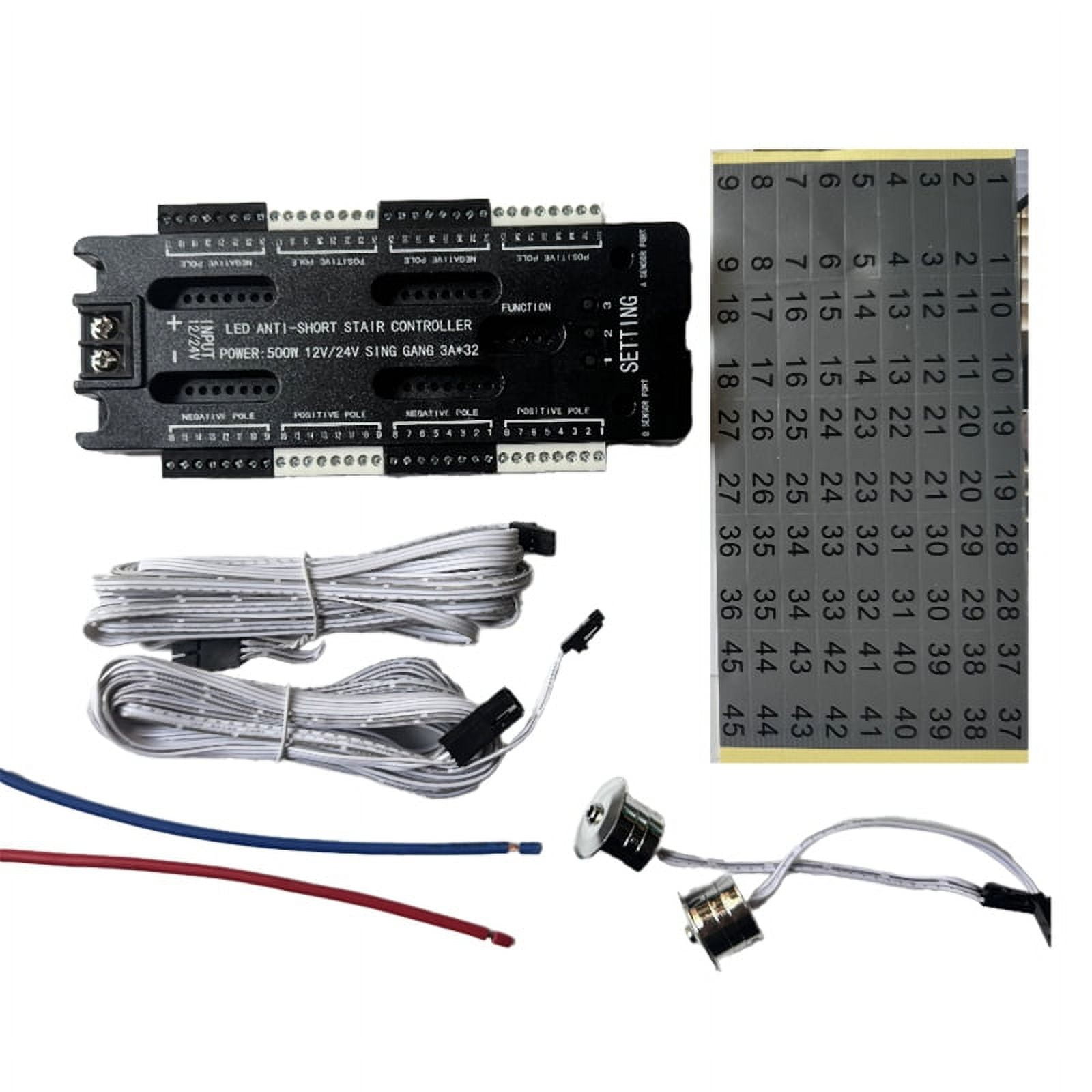 Adjustable Brightness for Stairs Flexible Strip LED Motion Sensor Stair ...