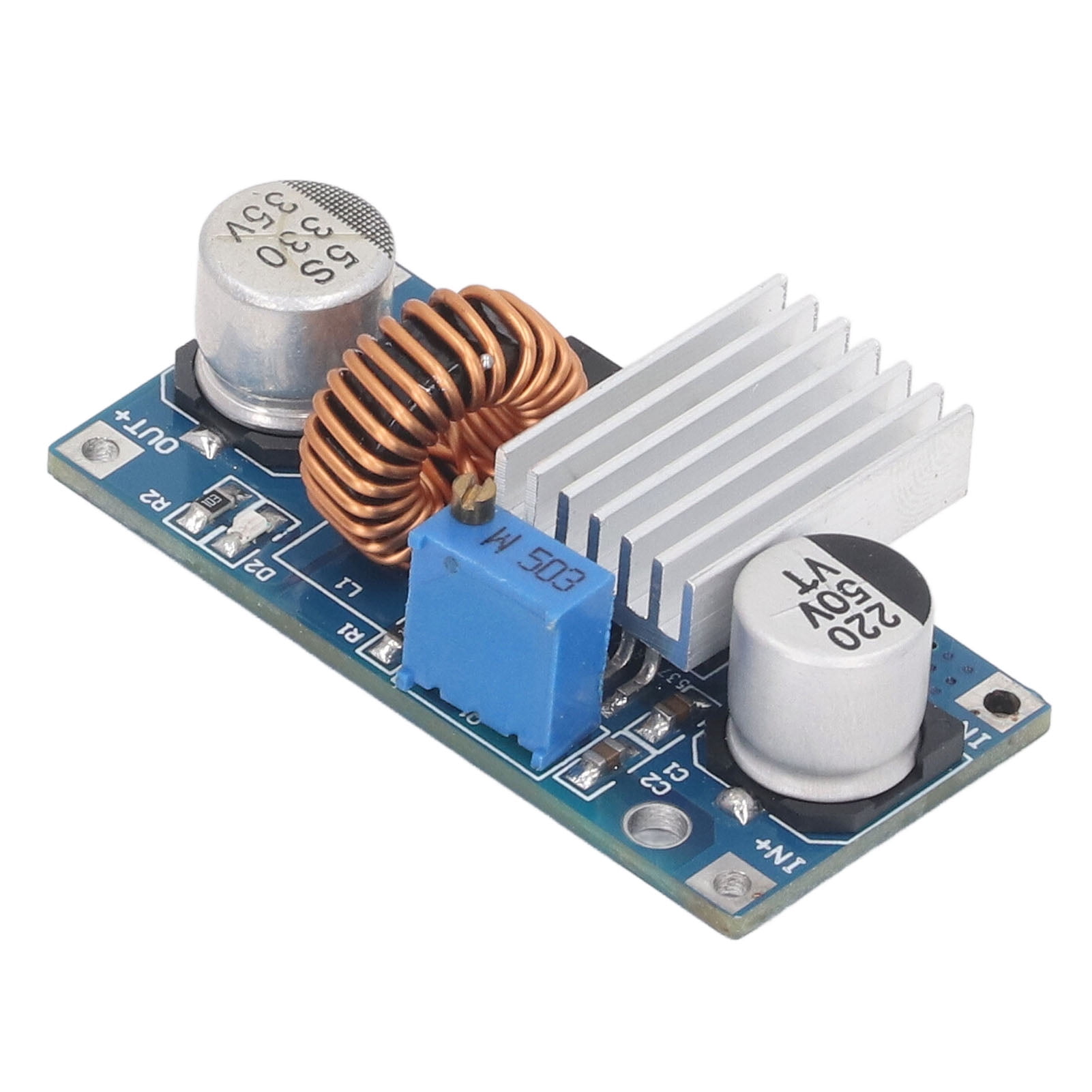 Adjustable Buck Converter Module 5A DC4?38V Input DC1.25?30V Output Buck Voltage Regulator ...