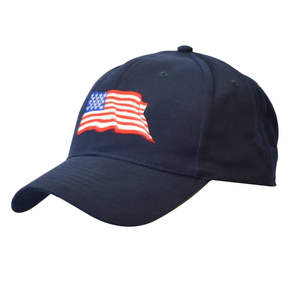 Adjustable Buckle Closure USA Flag Embroidered Cap - Walmart.com