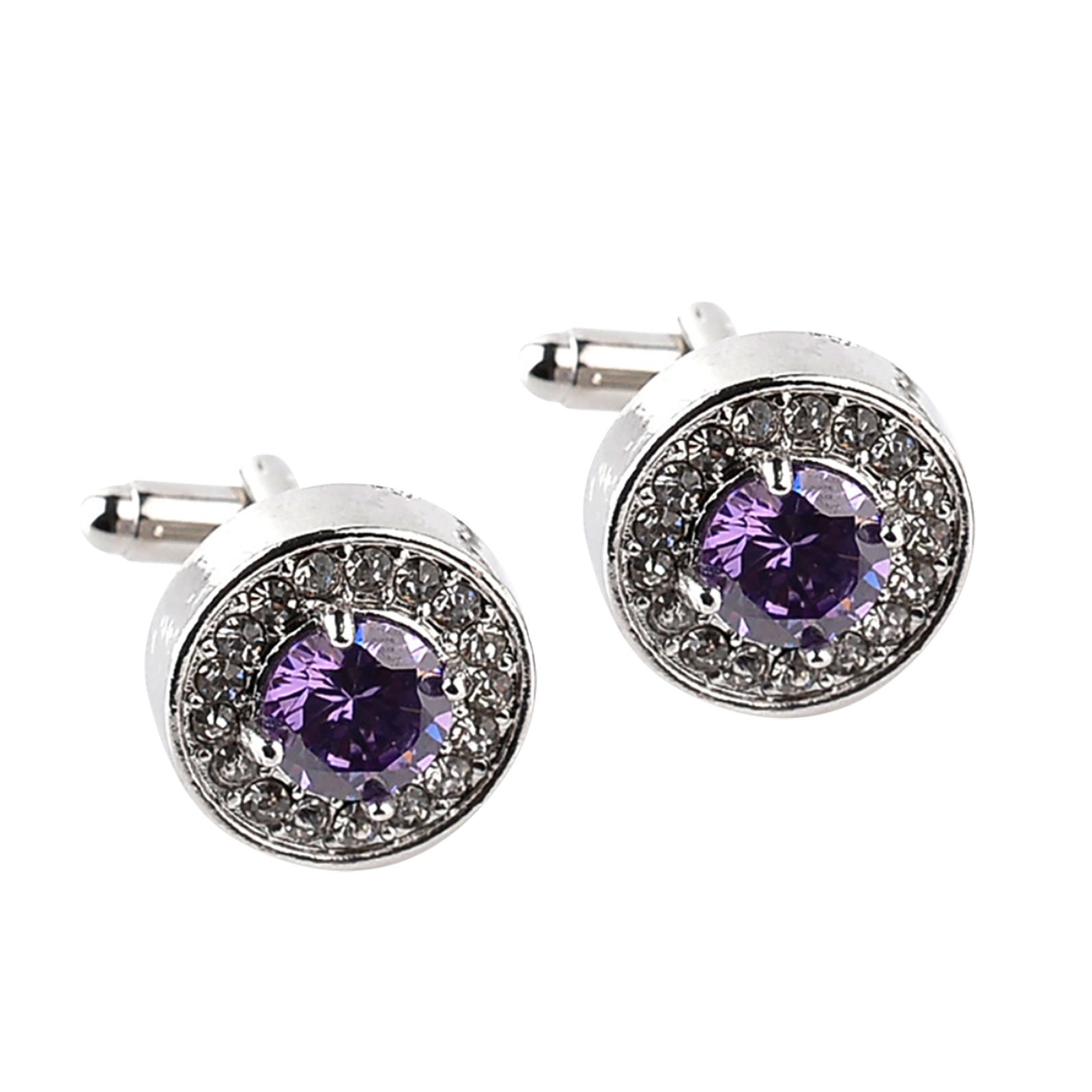 Adjustable Buttons for Pants 2 Pairs Men Fashion Shiny Men's Cuff Links ...