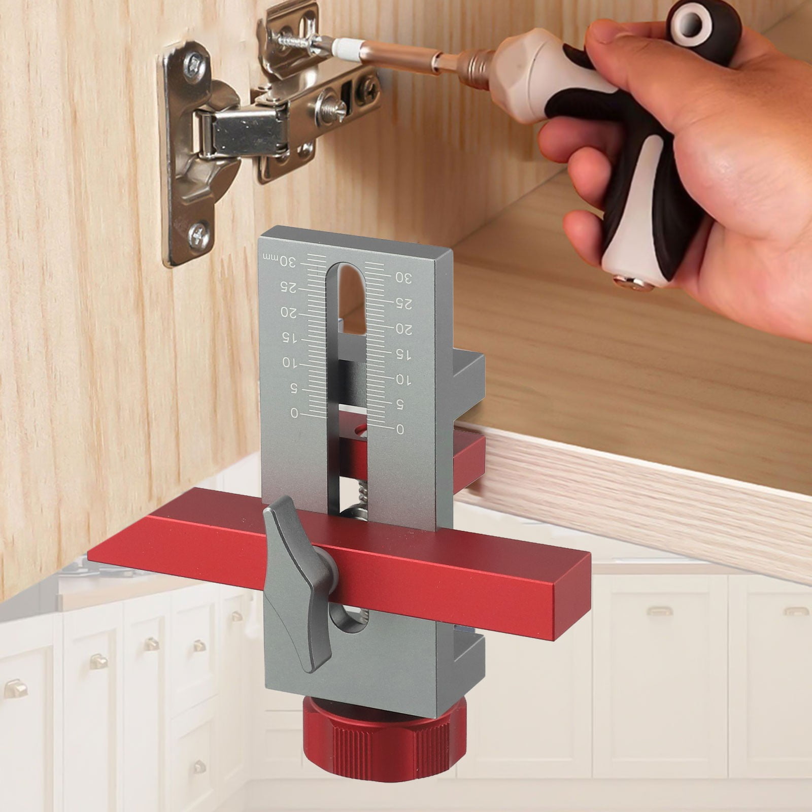 Cabinet Door Alignment Cabinet Door Installation Jig - Adjustable ...