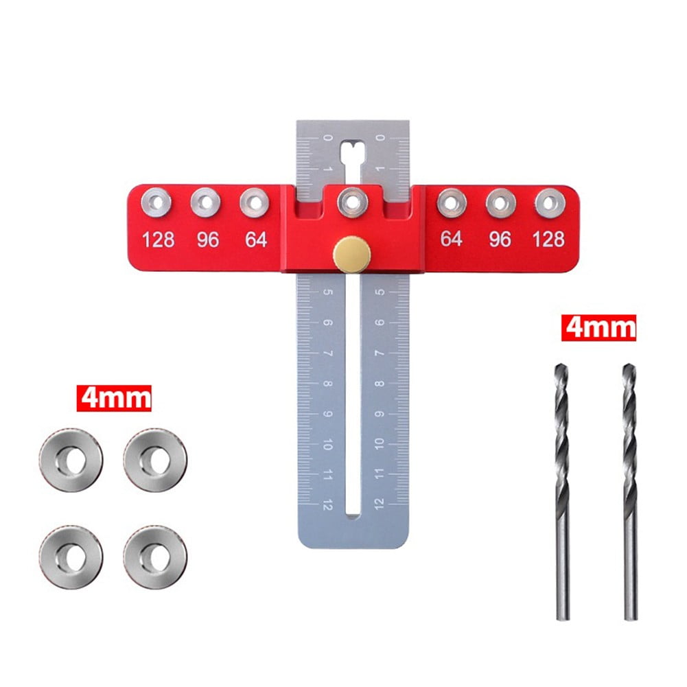 Adjustable Cabinet Template Tool Self Centering Punch Locator Drilling ...
