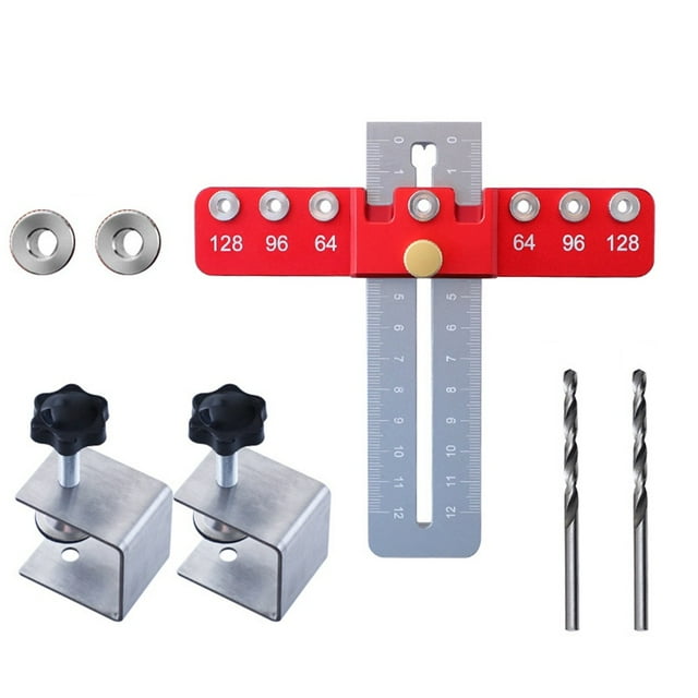 Adjustable Cabinet Template Tool Self Centering Punch Locator Drilling ...