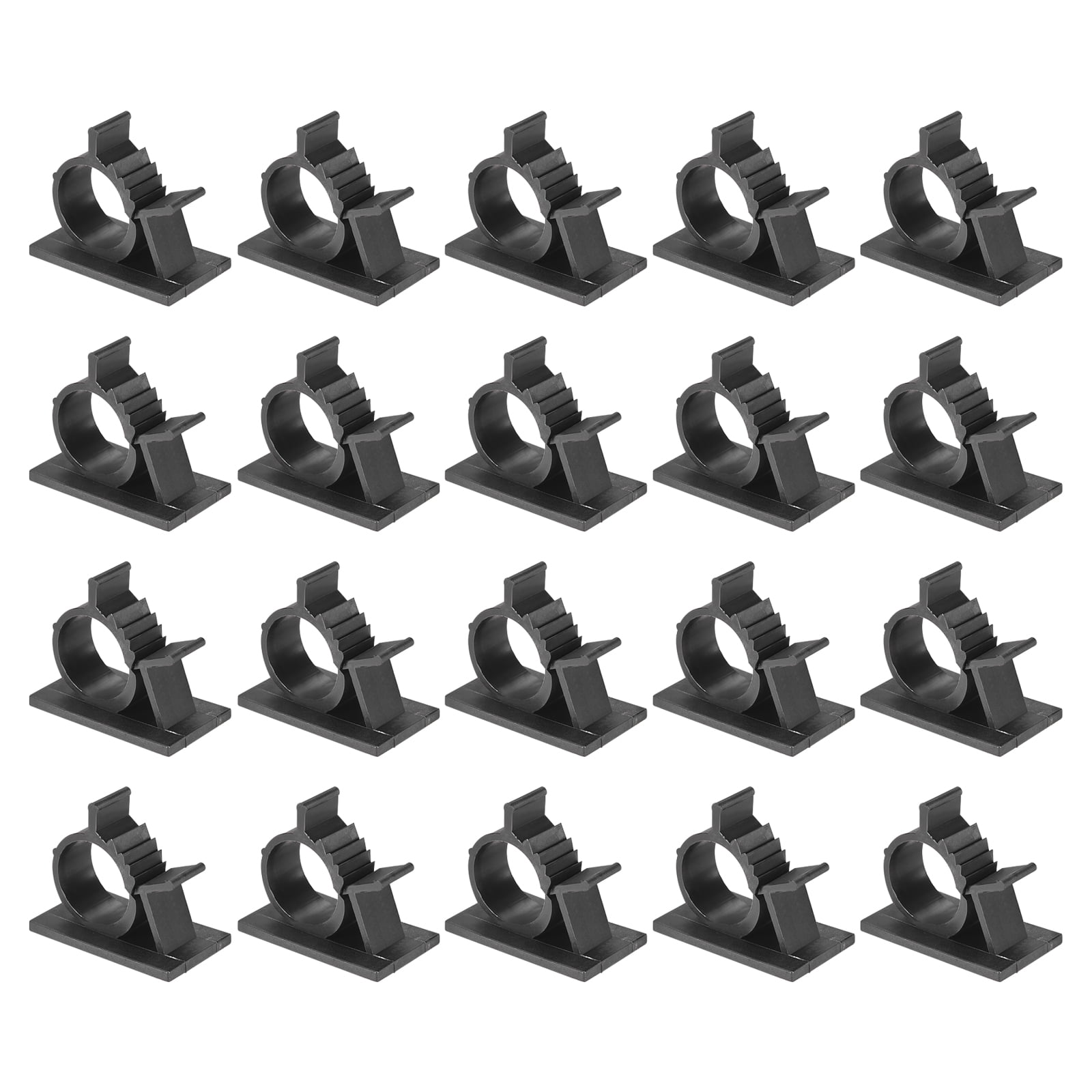 Adjustable Cable Clips, 20 Pack 17-20mm Self-Adhesive Cable Clamp Wire ...