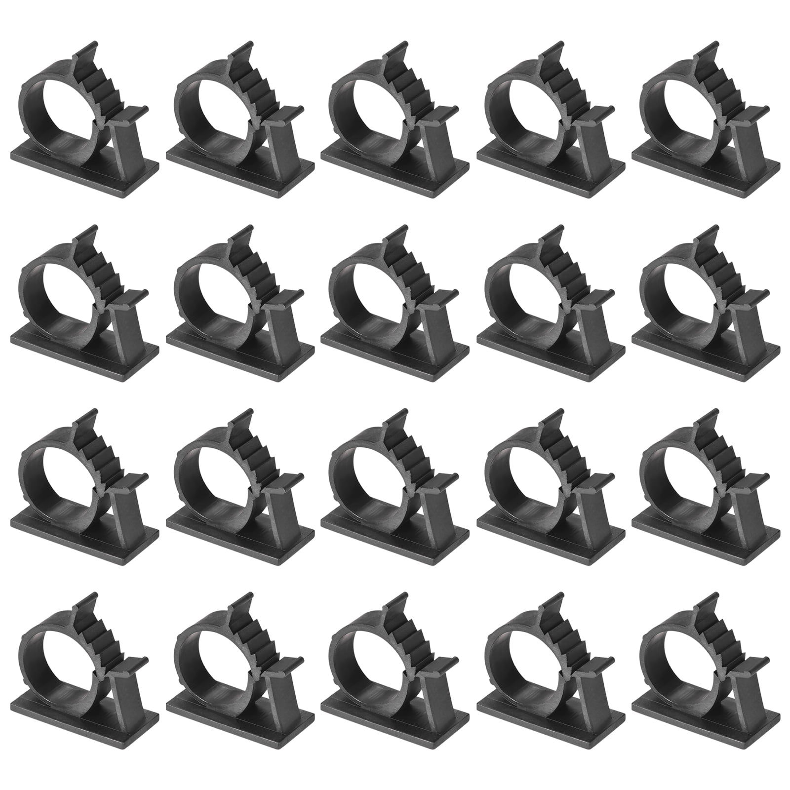 Adjustable Cable Clips, 20 Pack 22-25mm Self-Adhesive Cable Clamp Wire ...