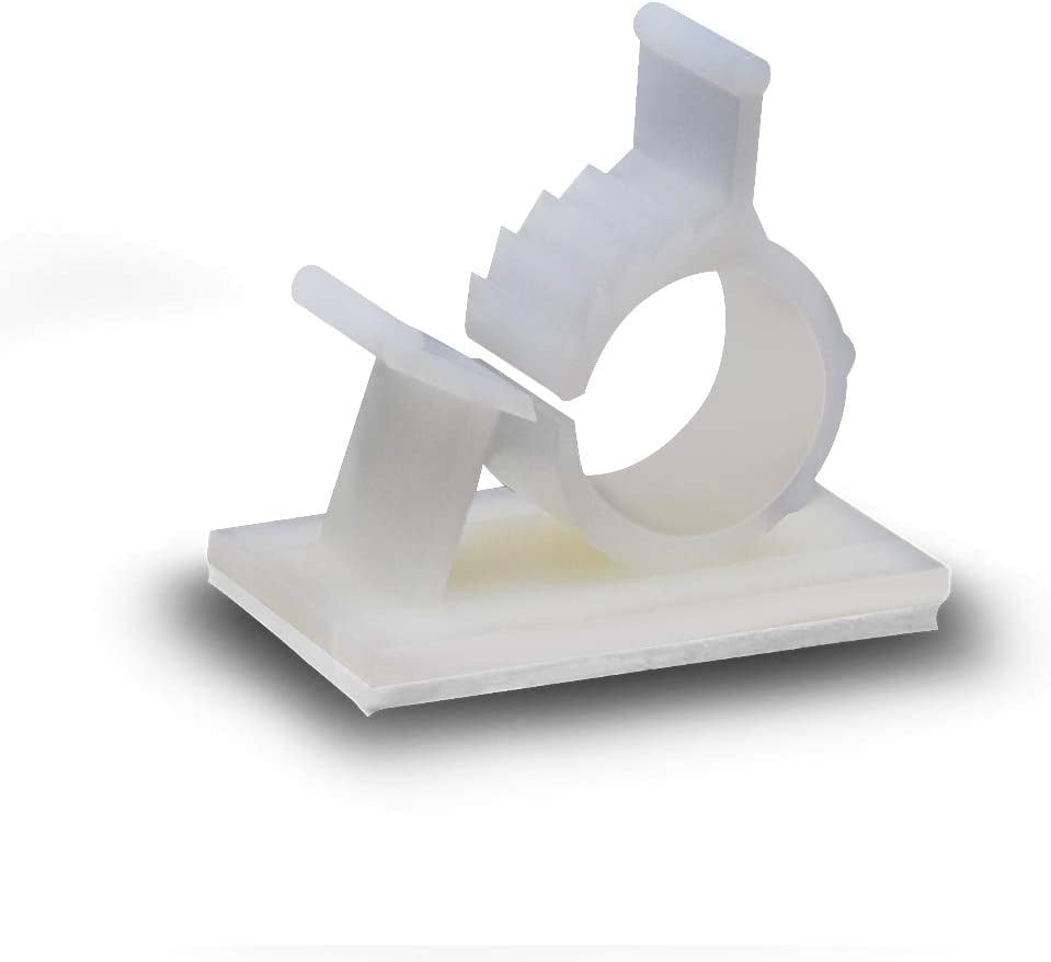 Adjustable Cable Clips Adhesive Wire Clamps, White, 25 Pack - Walmart.com
