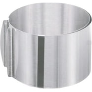 Round Cake Ring, 2Pcs Stainless Steel Mousse Layered Cake Mold Baking ...