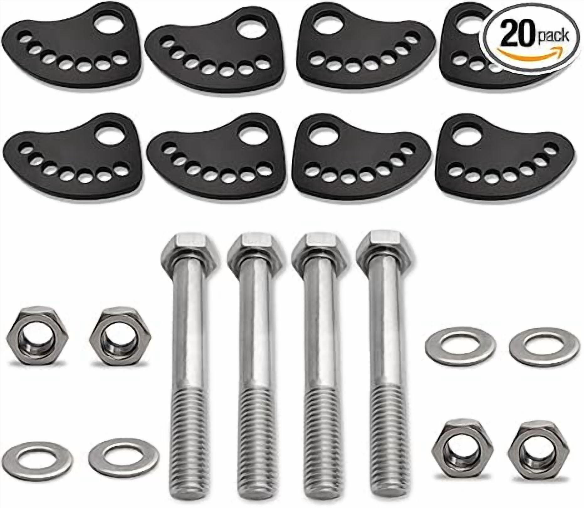 Adjustable Camber Kit Lock & Upper Arm Alignment Cam Bolt Kit ...