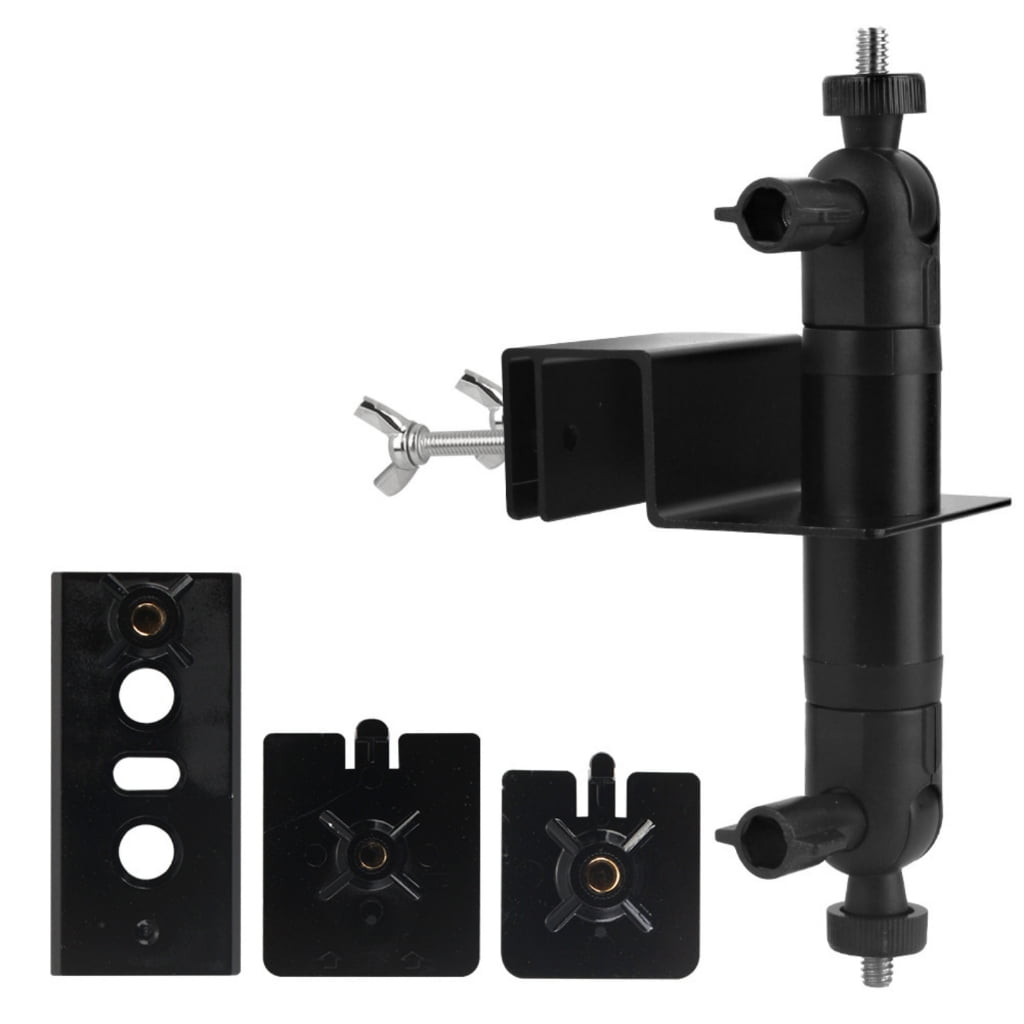 Adjustable Camera Mount Stand With Solar Panel Bracket Weatherproof For ...