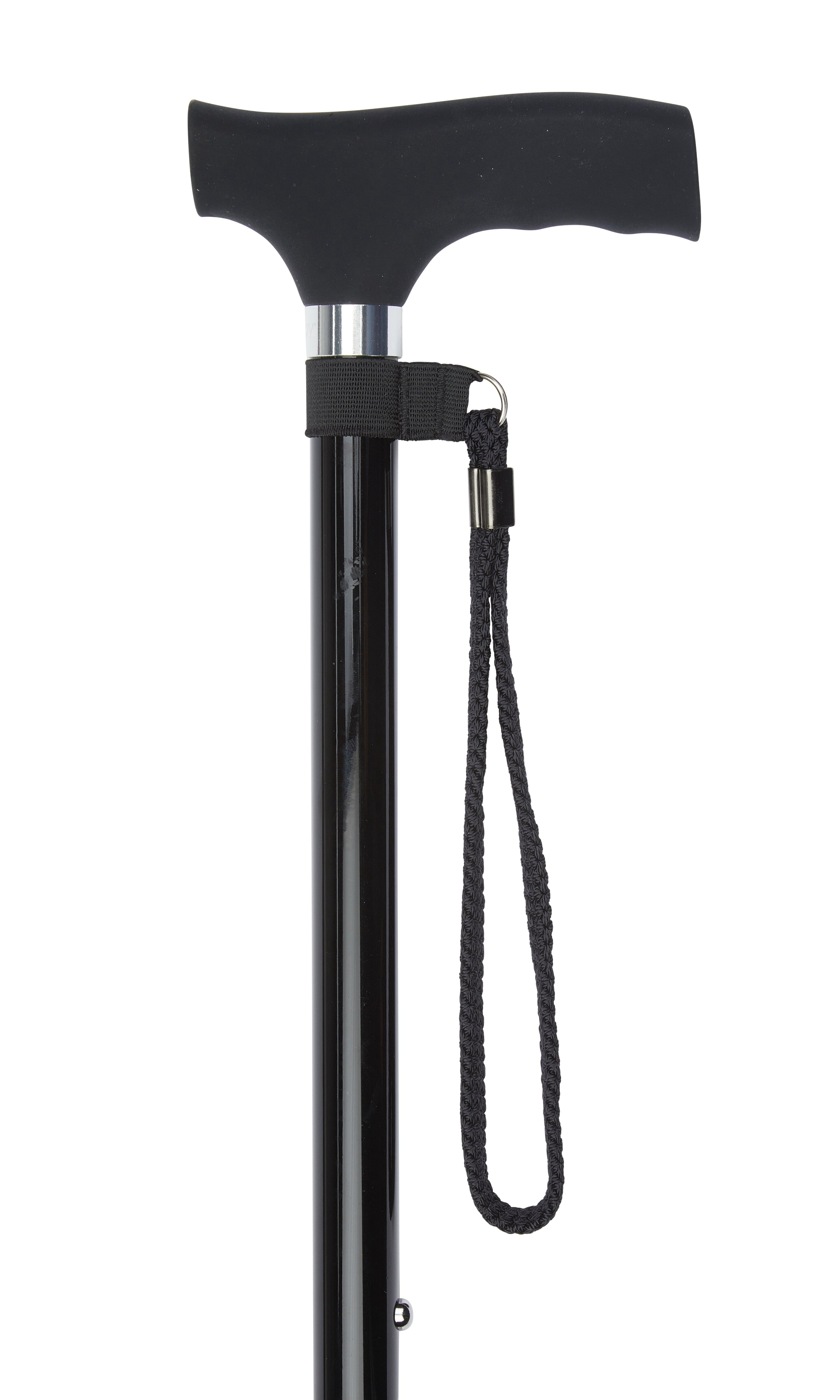 Adjustable Cane in Black with Silicone Handle - Walmart.com