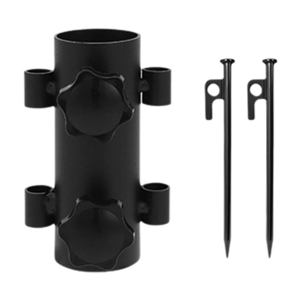 Adjustable Canopy Pole Holder - Sturdy Steel Construction with Double ...