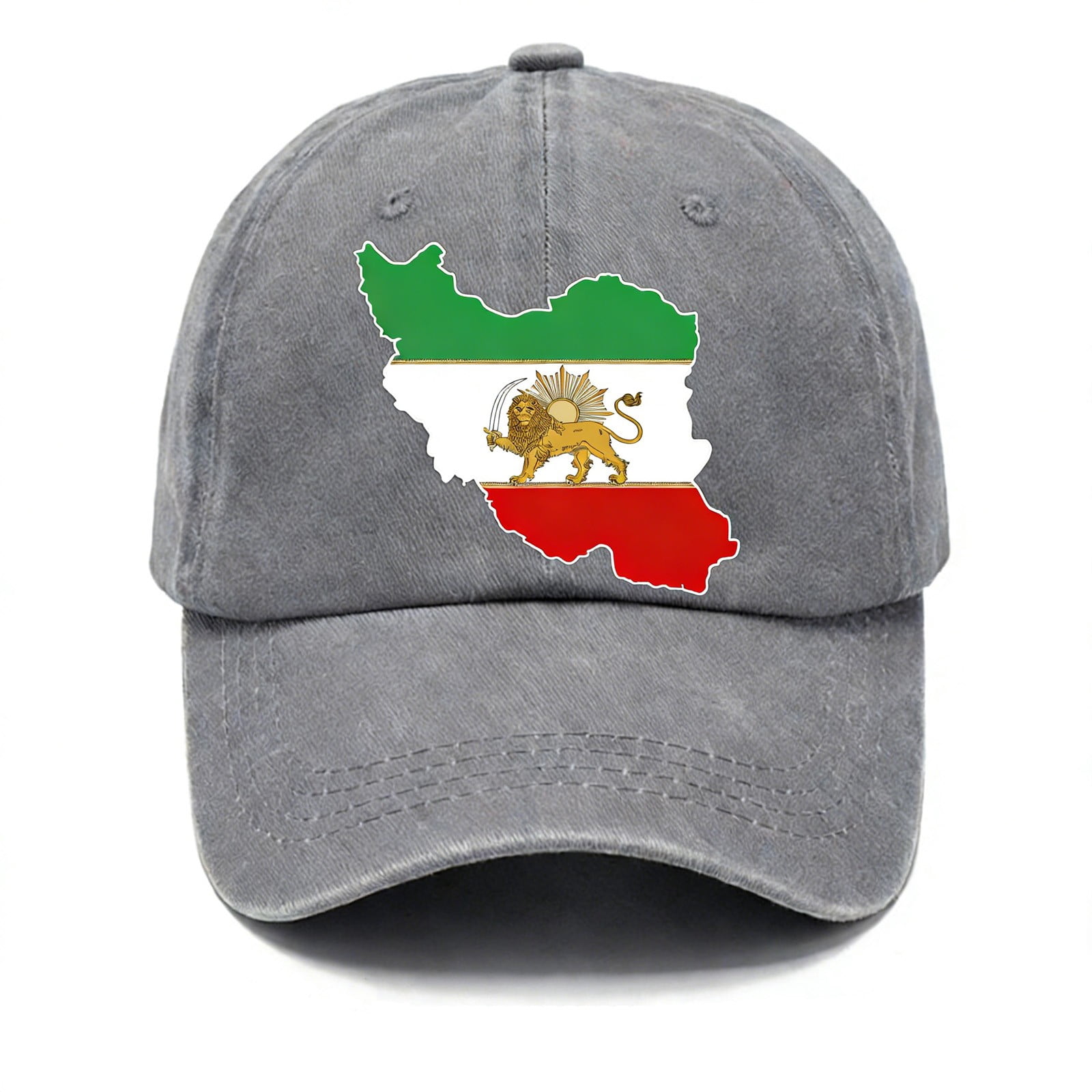Adjustable Caps Personality Flag of The Iranian Iran Map Fashion ...