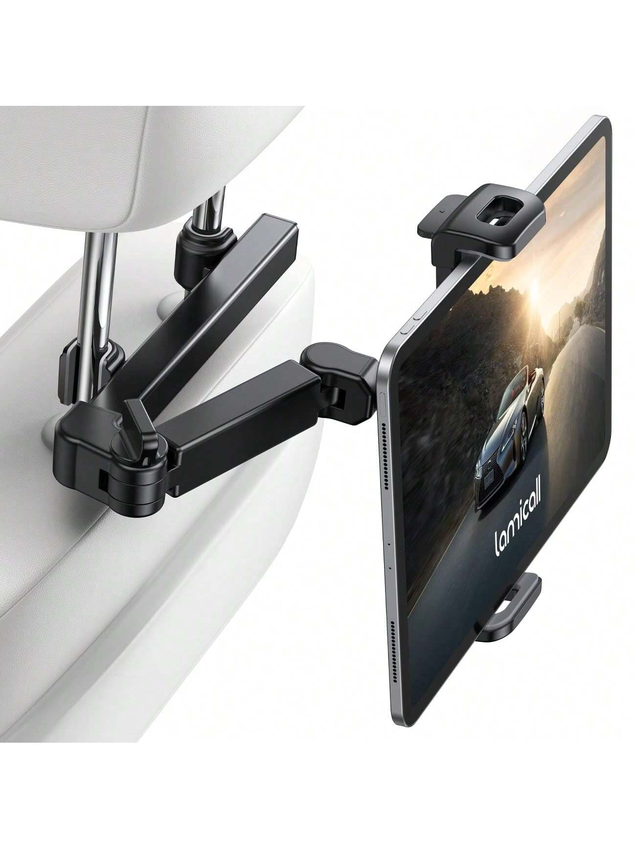 Adjustable Car Headrest Tablet Mount Holder Back Seat Holder For 4 7 11 ...