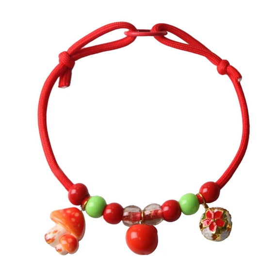 Adjustable Cartoon Beaded Pet Collar for Small Dog and Cats with Safety ...