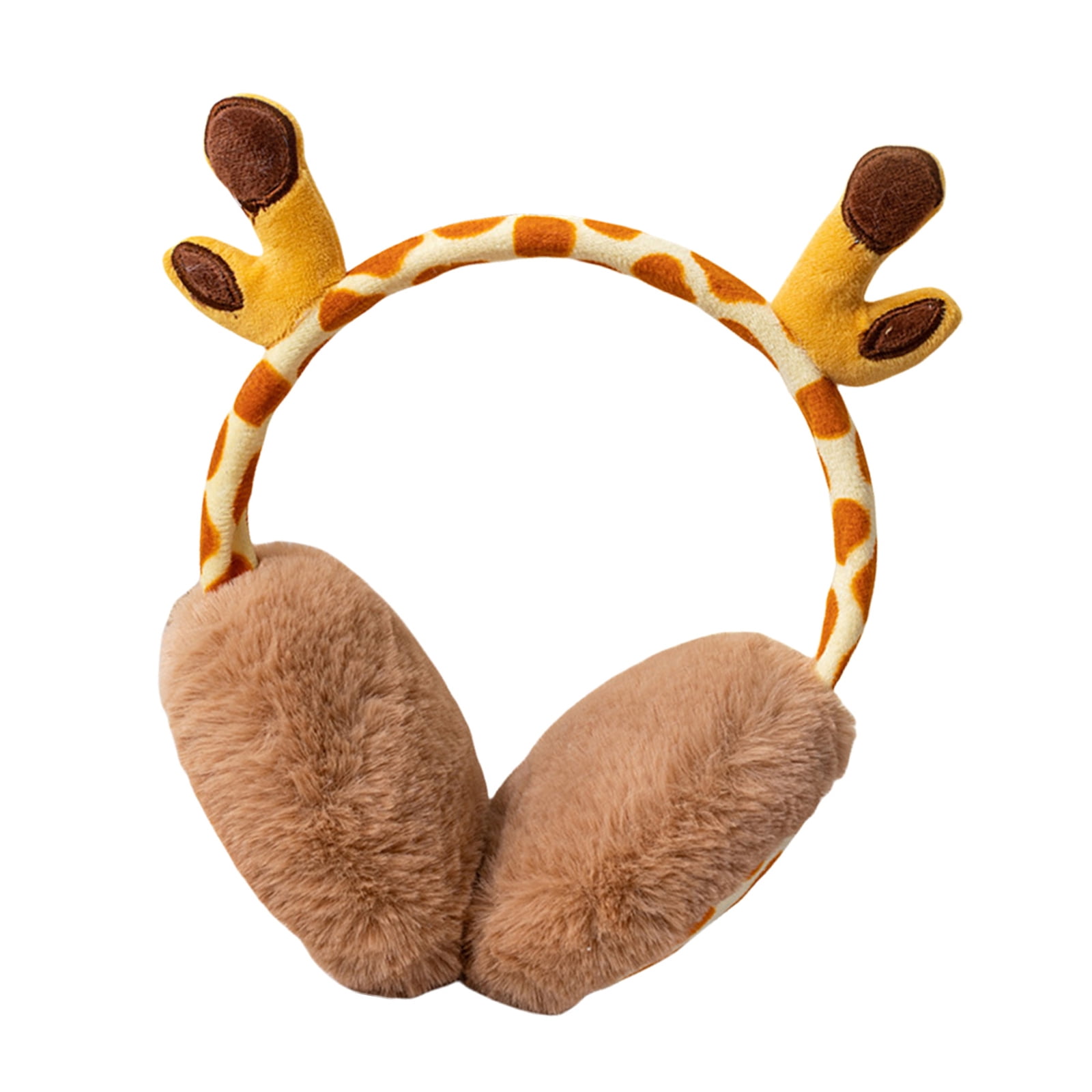 Adjustable Cartoon Giraffe Earmuffs for Women 2000s Millennial Devil ...