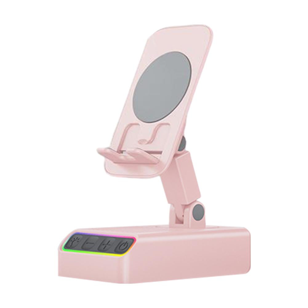 Adjustable Cell Phone Stand with Wireless Induction Bluetooth Speaker ...