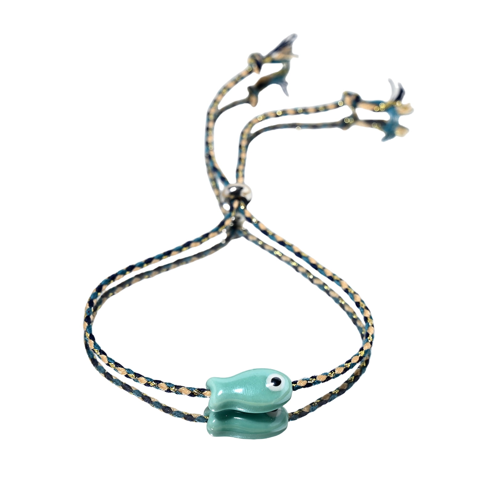 Adjustable Ceramic Fish Bead Bohemian Styles Jewelry for Women and ...