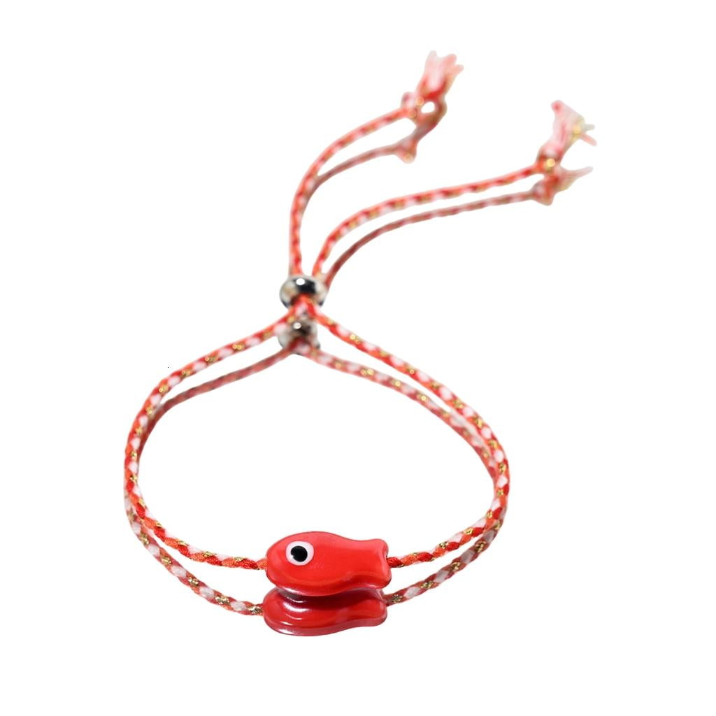 Adjustable Ceramic Fish Bead Bracelet Bohemian Styles Jewelry for Women ...