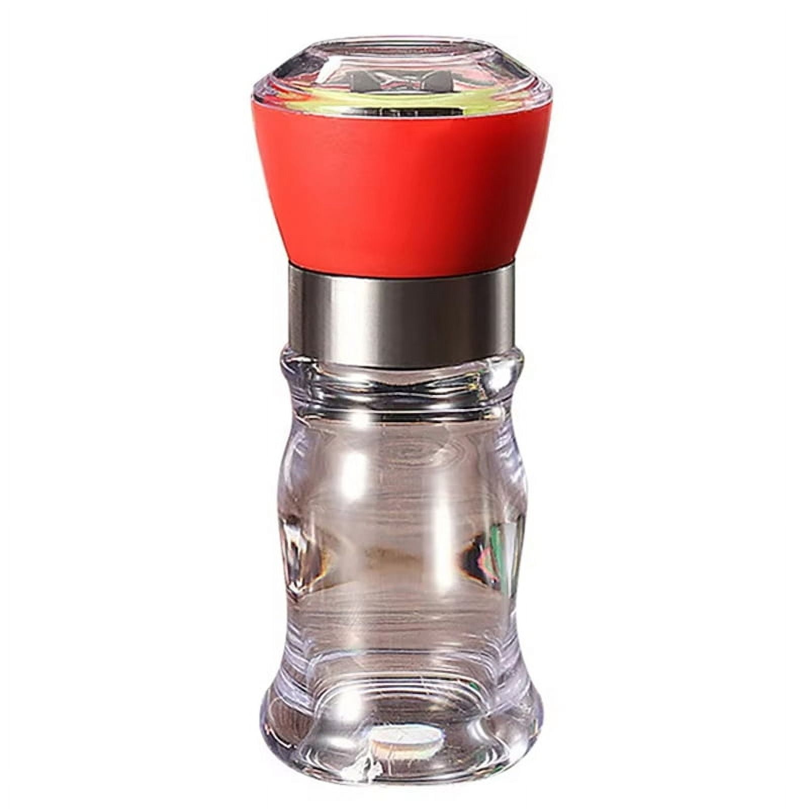 Adjustable Ceramic Rotor Pepper Grinder - Refillable Manual Spice Mill ...