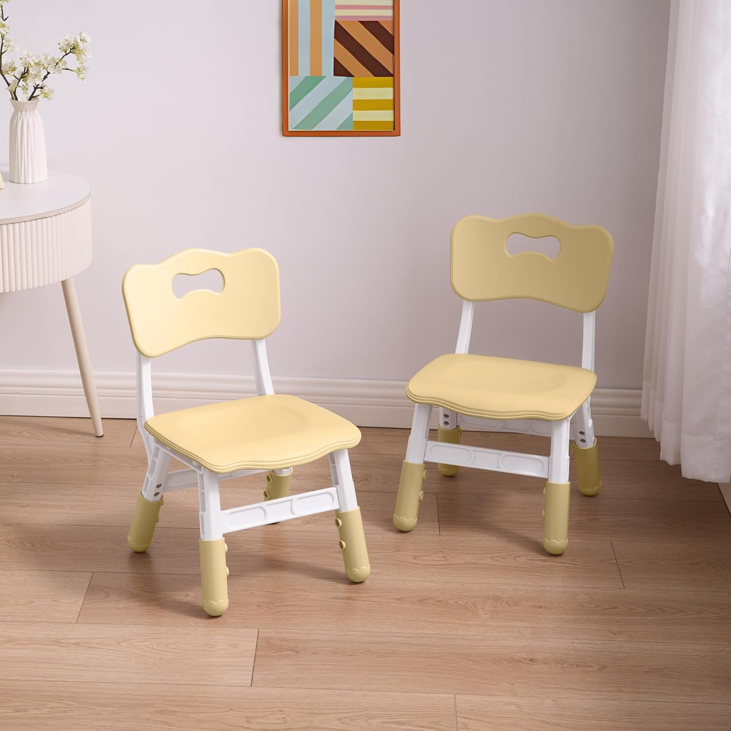 Adjustable Chair, 3 Level Height Adjustable Child Chair, Toddler Chairs ...