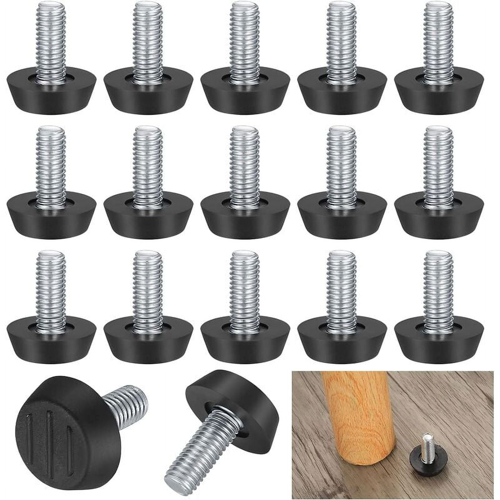 Adjustable Chair Leg leveling Screws, M6 x 21 x 25mm, 22 Pieces ...