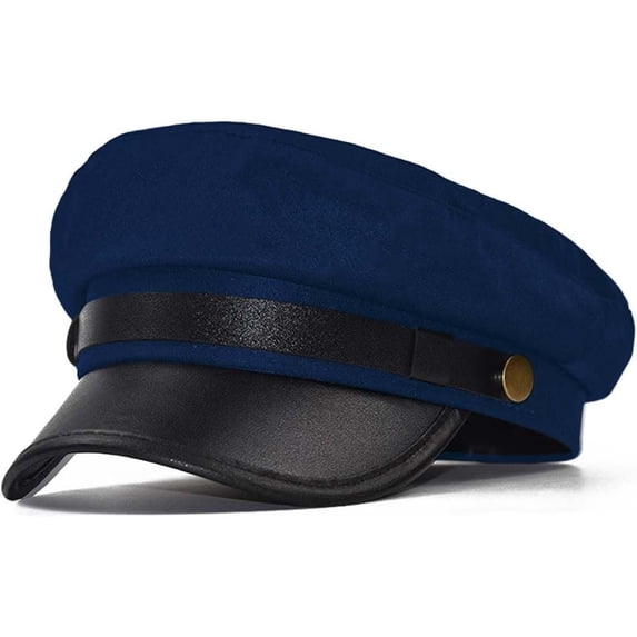 Adjustable Chauffeur Hat for Men Women - Classic Newsboy Cap, Fashion ...