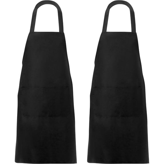 Adjustable Chef Apron for Men | 2-Pack with 2 Spacious Pockets ...