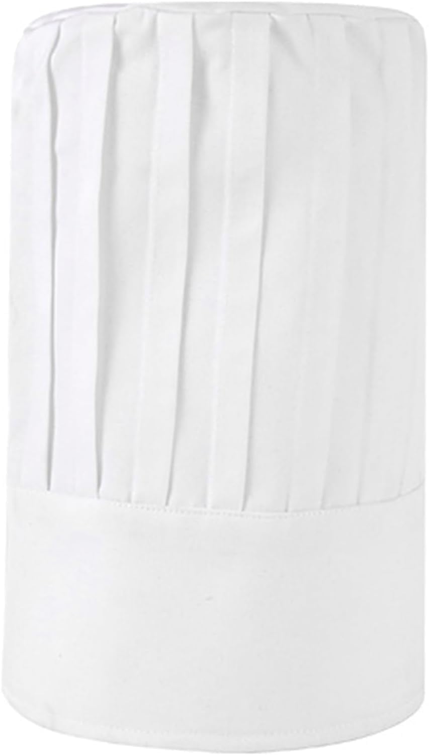 Adjustable Chef Hat Tall Baker Cooking BBQ Hat with Mesh Top for Adults ...