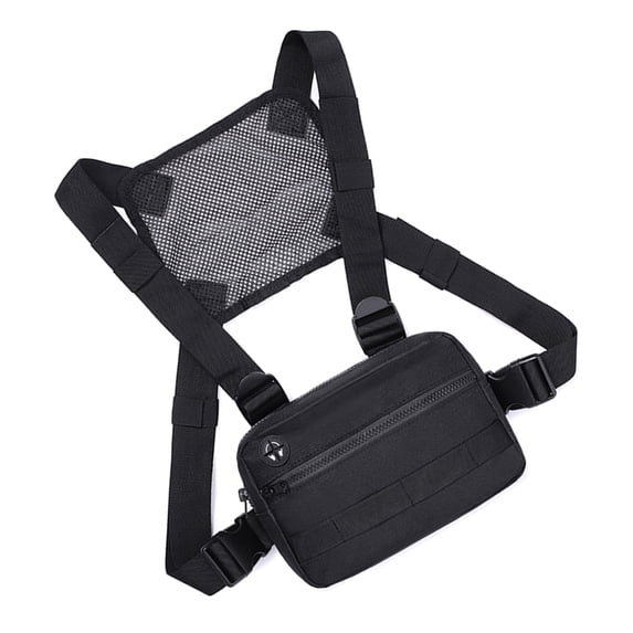 Adjustable Chest Pack Light Weight Nylon Storage Bag Running Backpacks ...