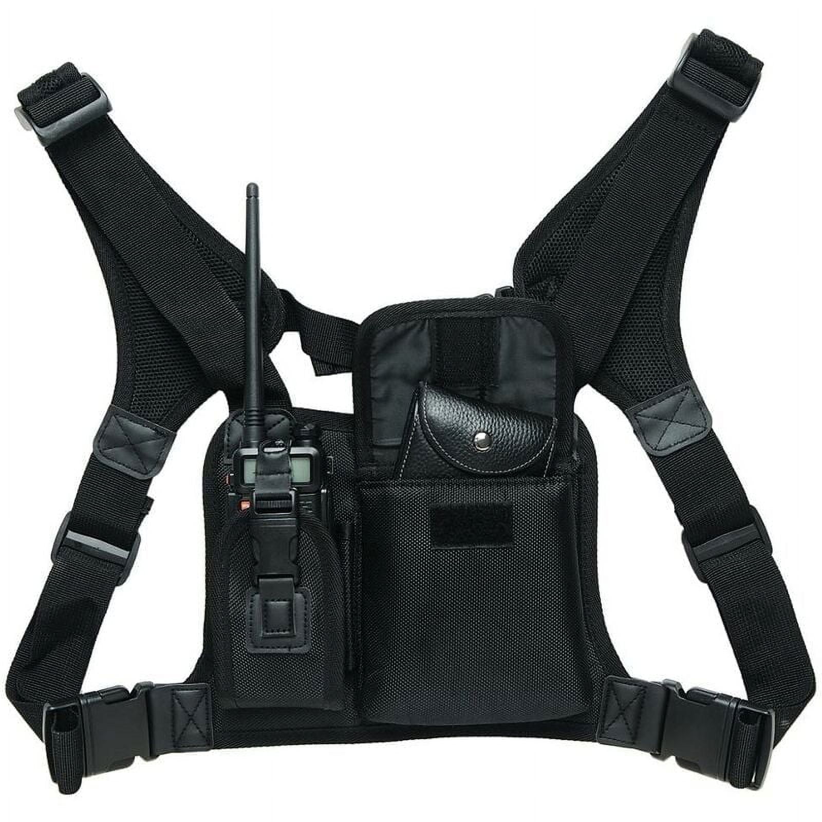 Adjustable Chest Radio Harness, Hands Free Operation For Two Way Radios ...