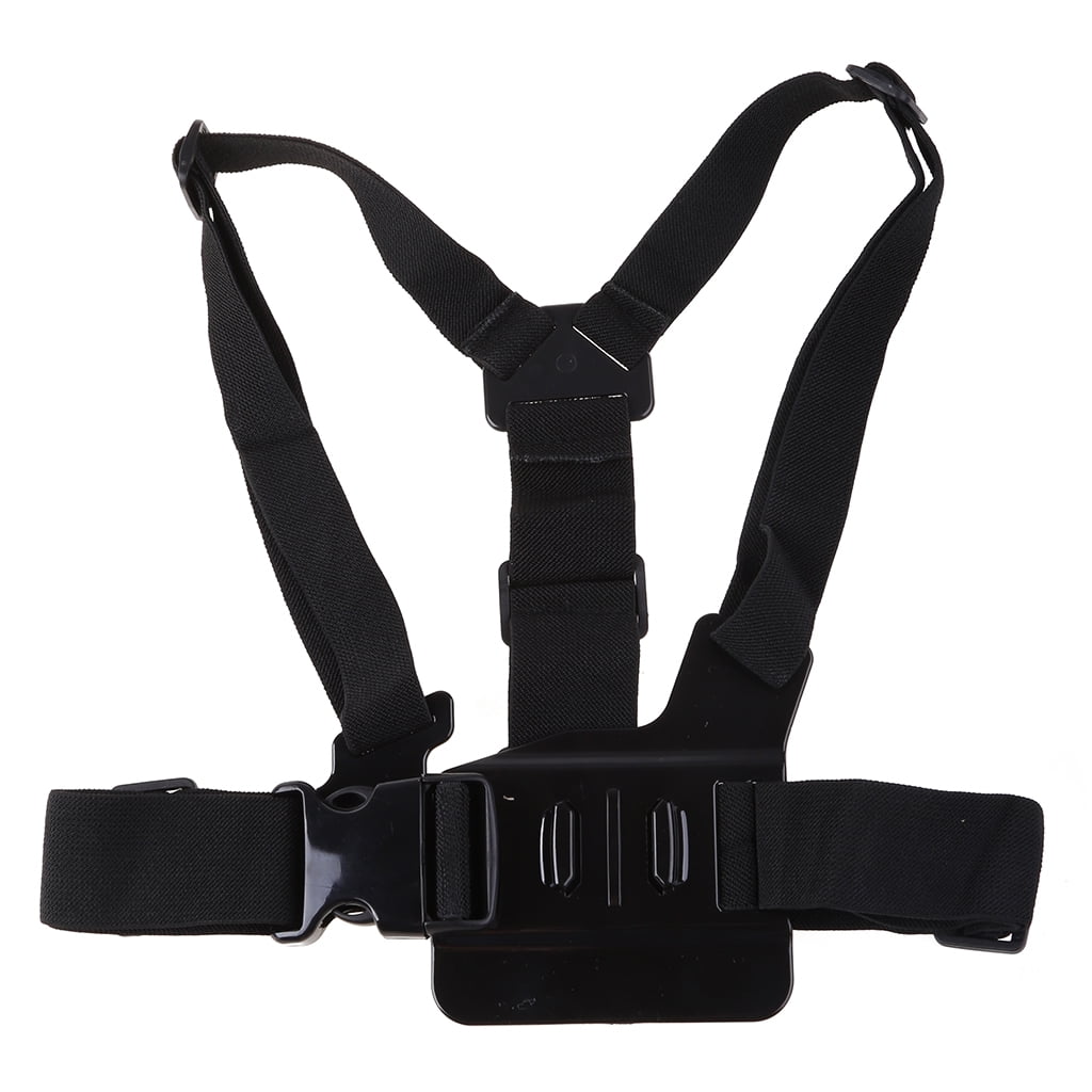Adjustable Chest Strap Mount Elastic Action Camera Body Belt Harness ...