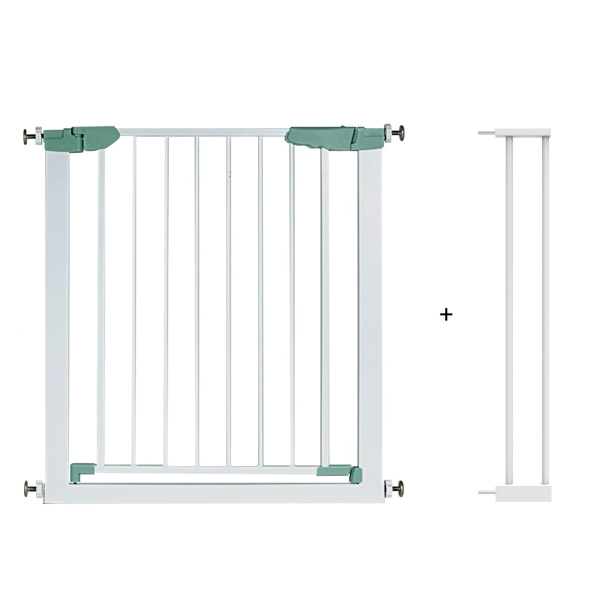 Adjustable Child Safety Gate, 80 x 74 cm Pressure-Mounted Guardrail ...
