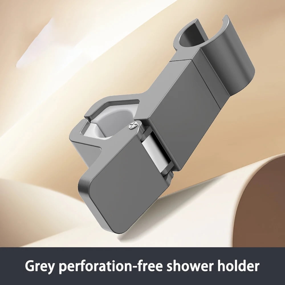 Adjustable Chrome Shower Rail Holder Universal Shower Head Holder Hand ...