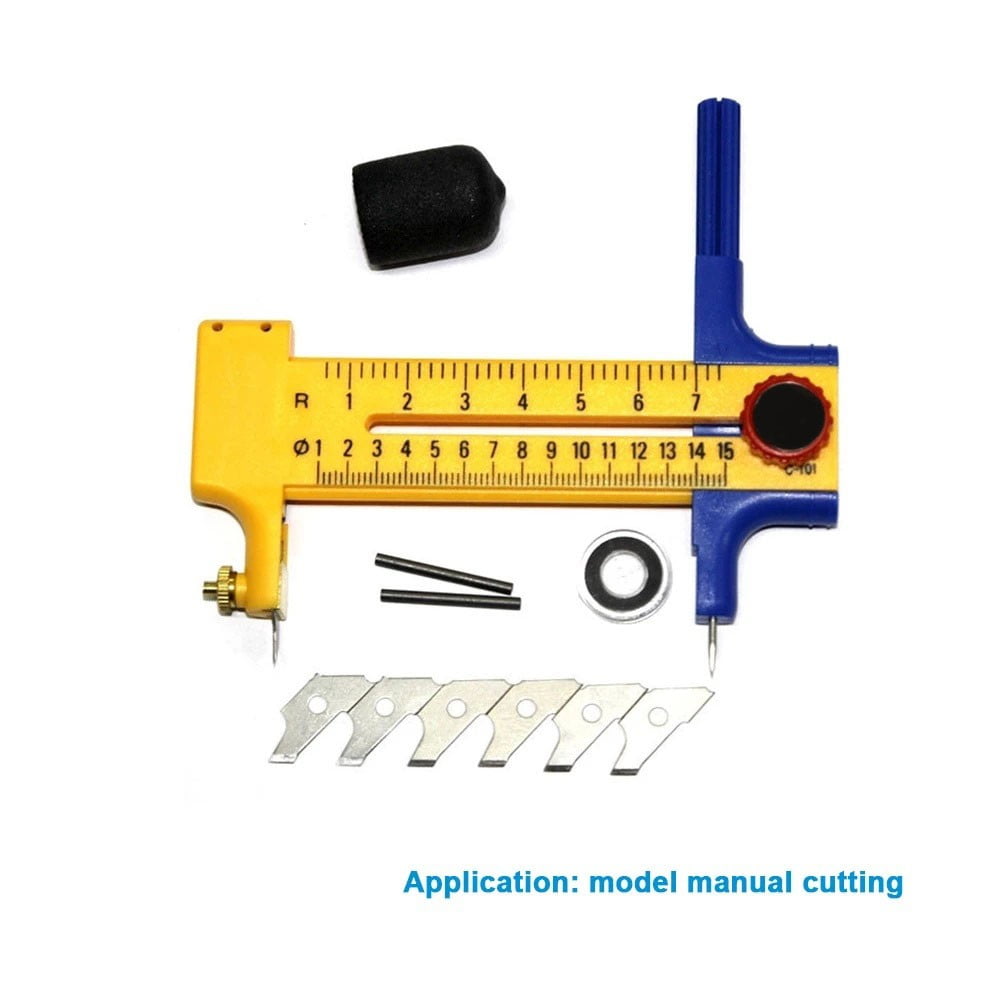 Adjustable Circular Cutting Tool Compass Circle Cutter Dia 10Mm-150Mm ...