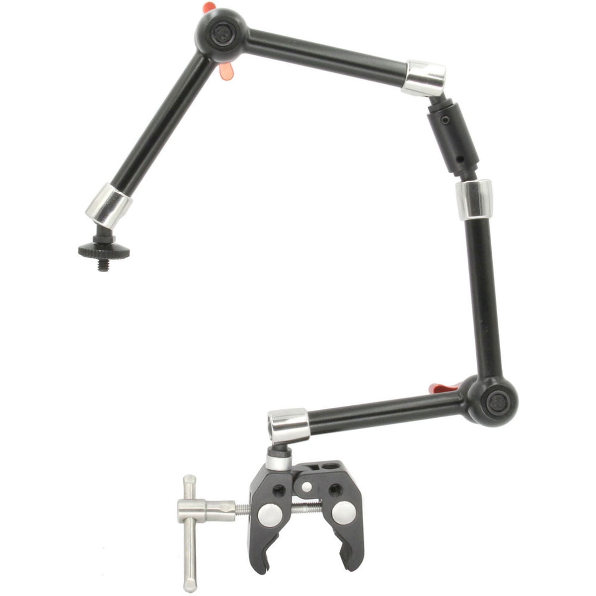 GyroVu Adjustable Clamp Mount with Dual Heavy Duty 11" Articulated Arm ...