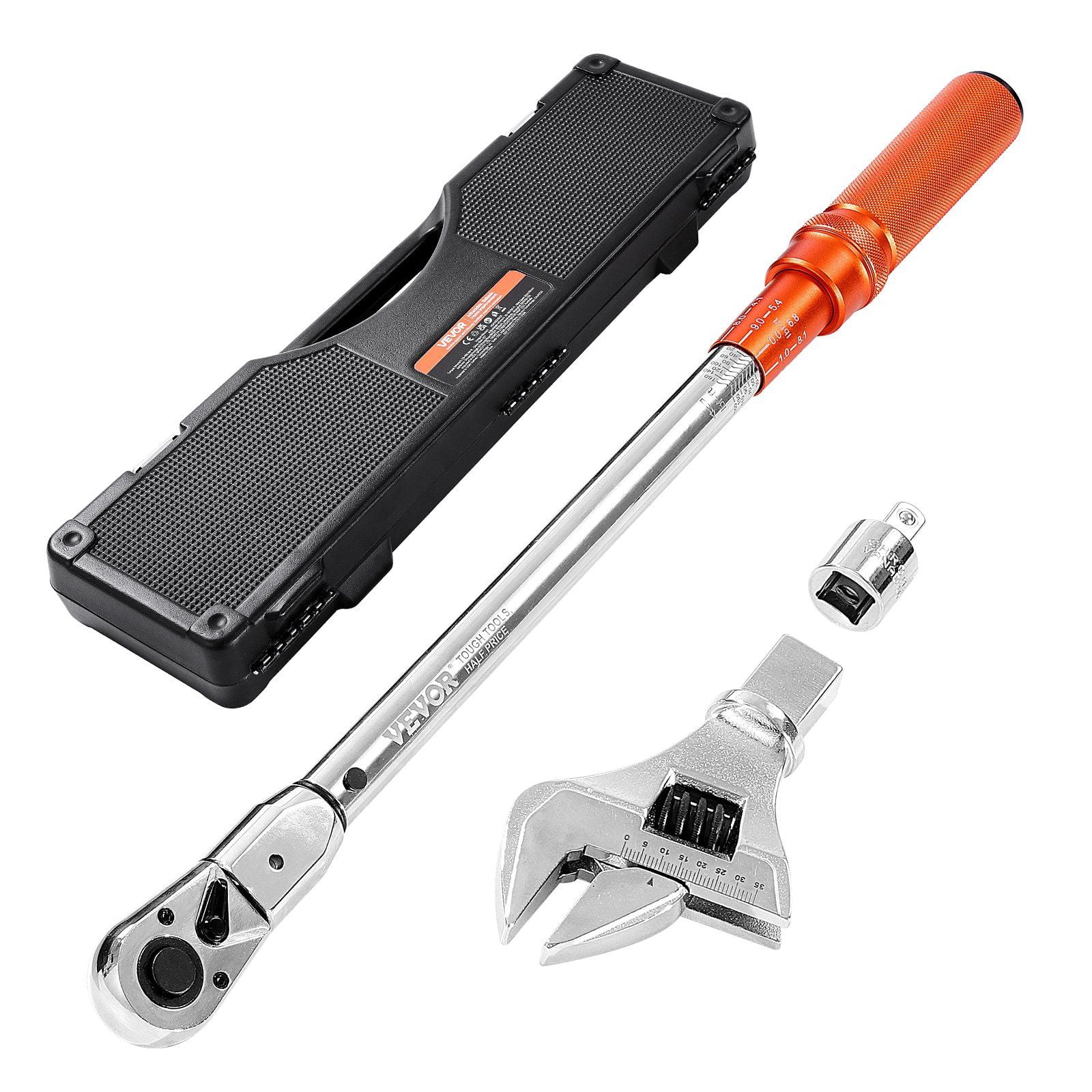 Adjustable Click Torque Wrench 1/2 Inch Drive 20-160 lbf ft 27.1-216.8 ...