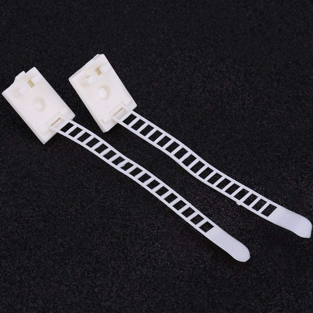 Adjustable Clip, 50pcs Self-Adhesive Adjustable Clips Fastens Car Cable ...