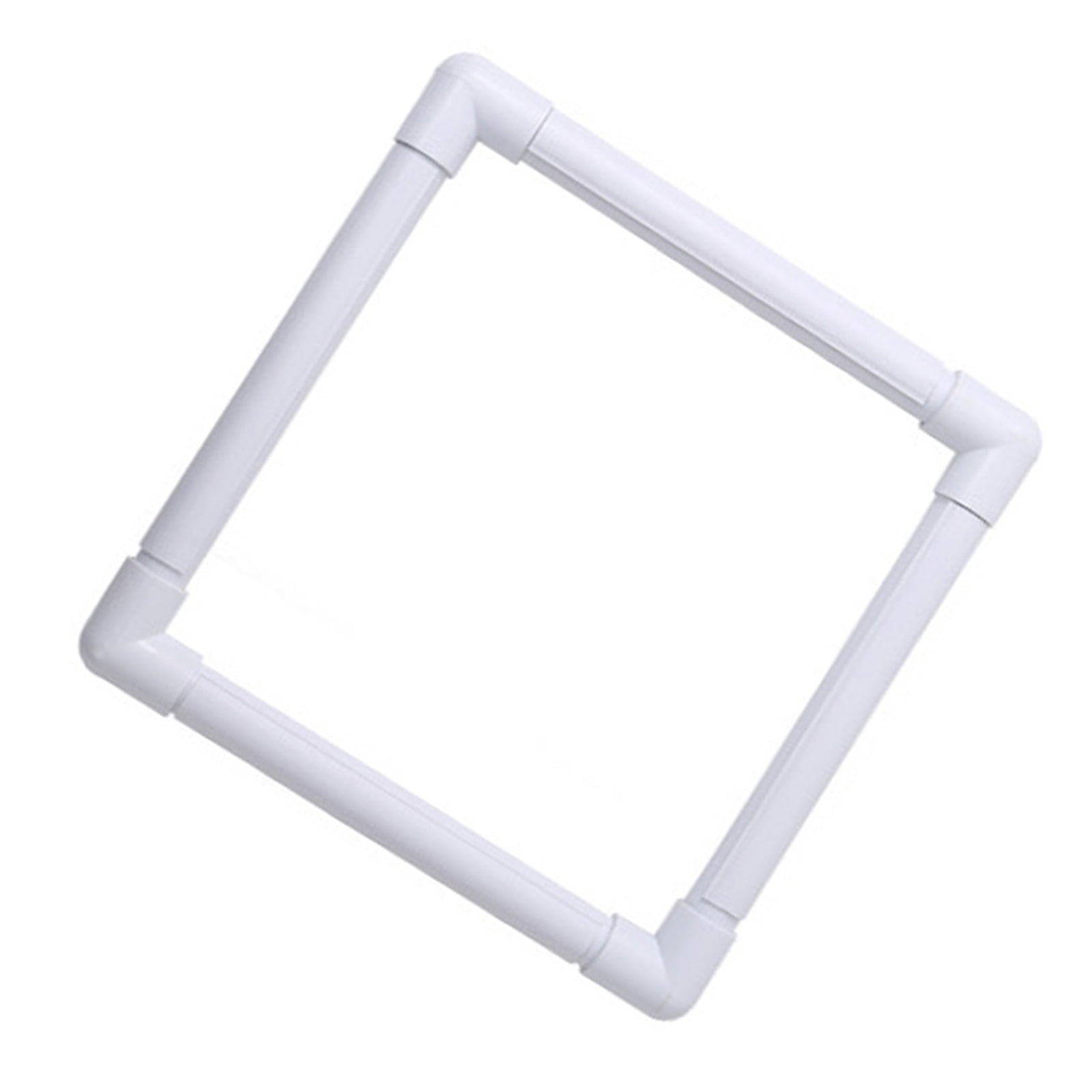 Adjustable Clip on Embroidery Frame Square Shape Plastic Stitching Hoop ...